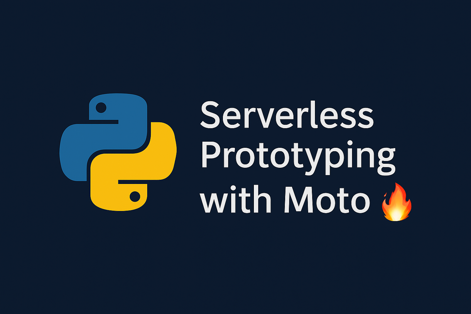Build Rapid AWS Serverless Prototypes with Moto + Python 🚀 · Zak Forster